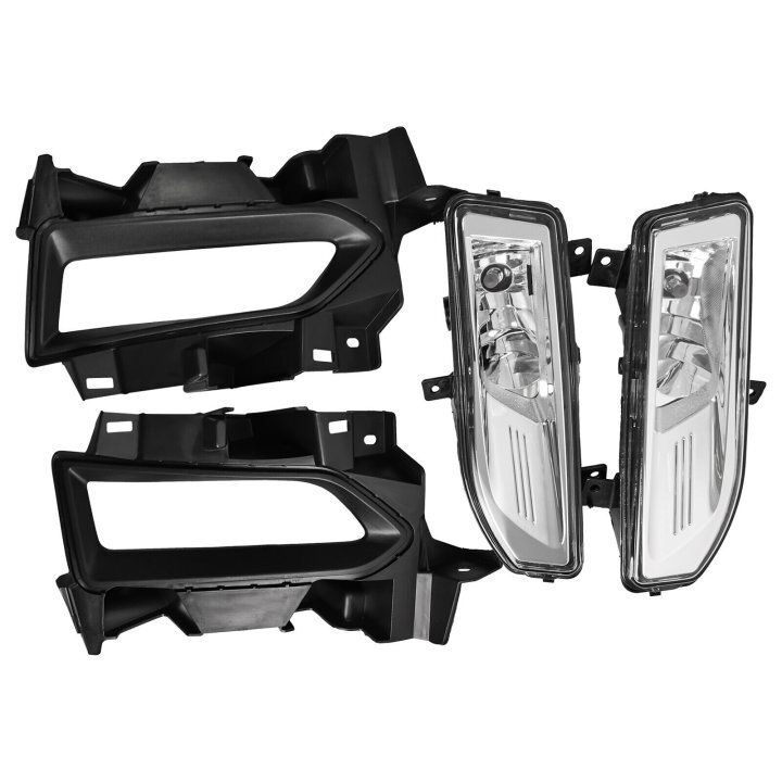 For 2020-2022 Nissan Versa Bumper Fog Lights Lamps Chrome W/Bezel ...