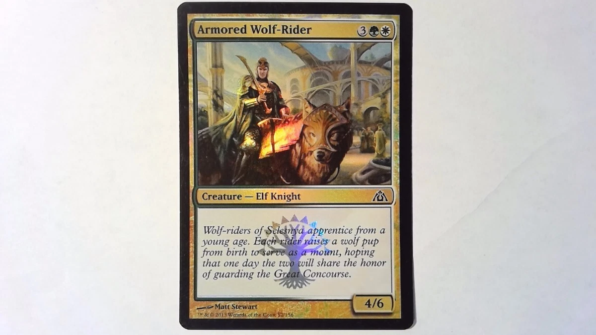 Mtg Armored Wolf Rider