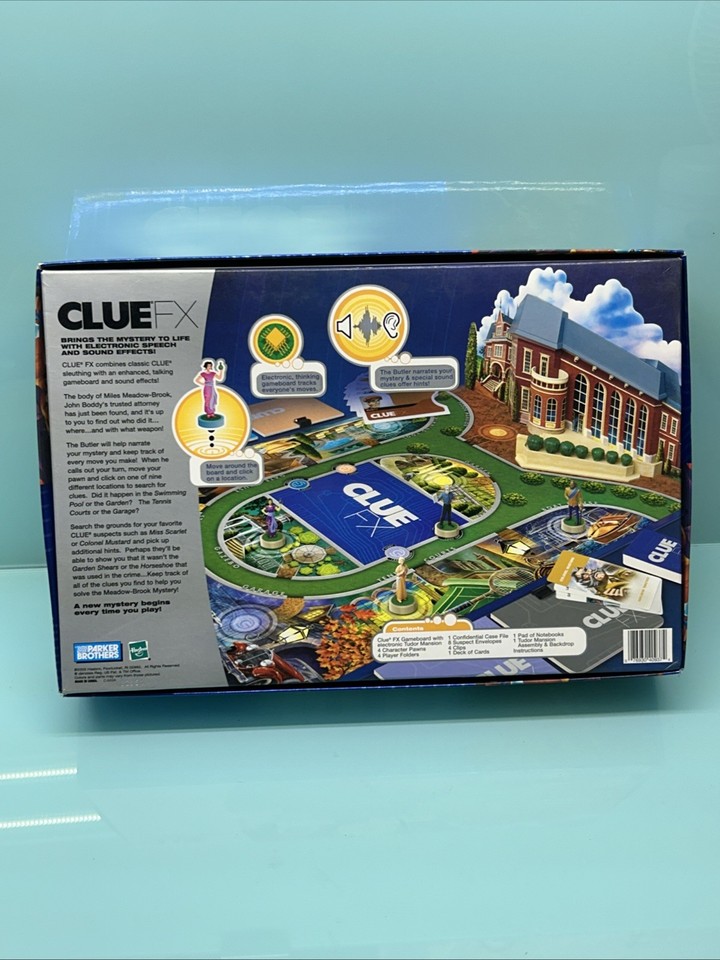 Electronic Talking Clue FX Board Game. Complete. 2003. Works Tested | eBay