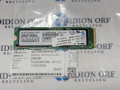 SAMSUNG SM951 256GB M.2 NVMe 2280 SSD MZVPV256HDGL-000H1, Grade A, SKU ...