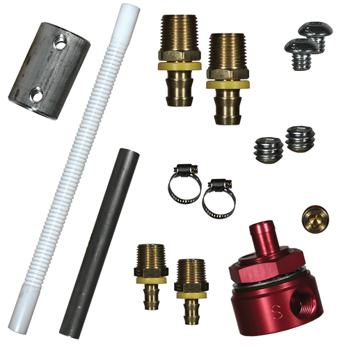 FASS Diesel 5/8 inch Fuel Module, Bulkhead Fitting & Convoluted Suction ...