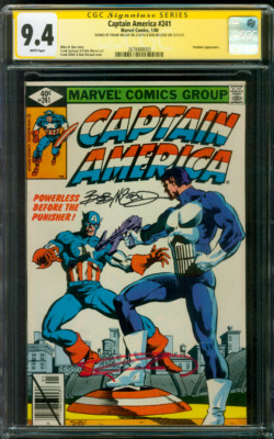 Captain America 241 CGC 9.4 2XSS Frank Miller McLeod Punisher Cover 1/ ...