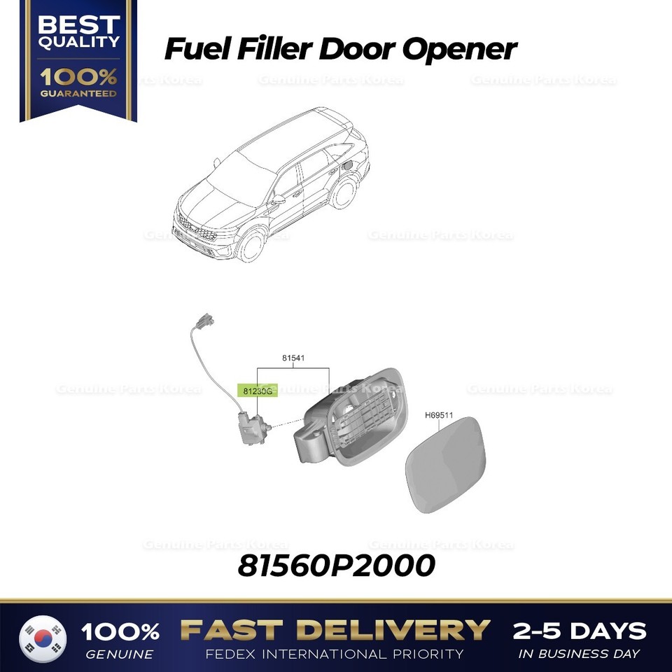 ⭐Genuine⭐ Fuel Filler Door Opener 81560P2000 for Kia Sorento | eBay