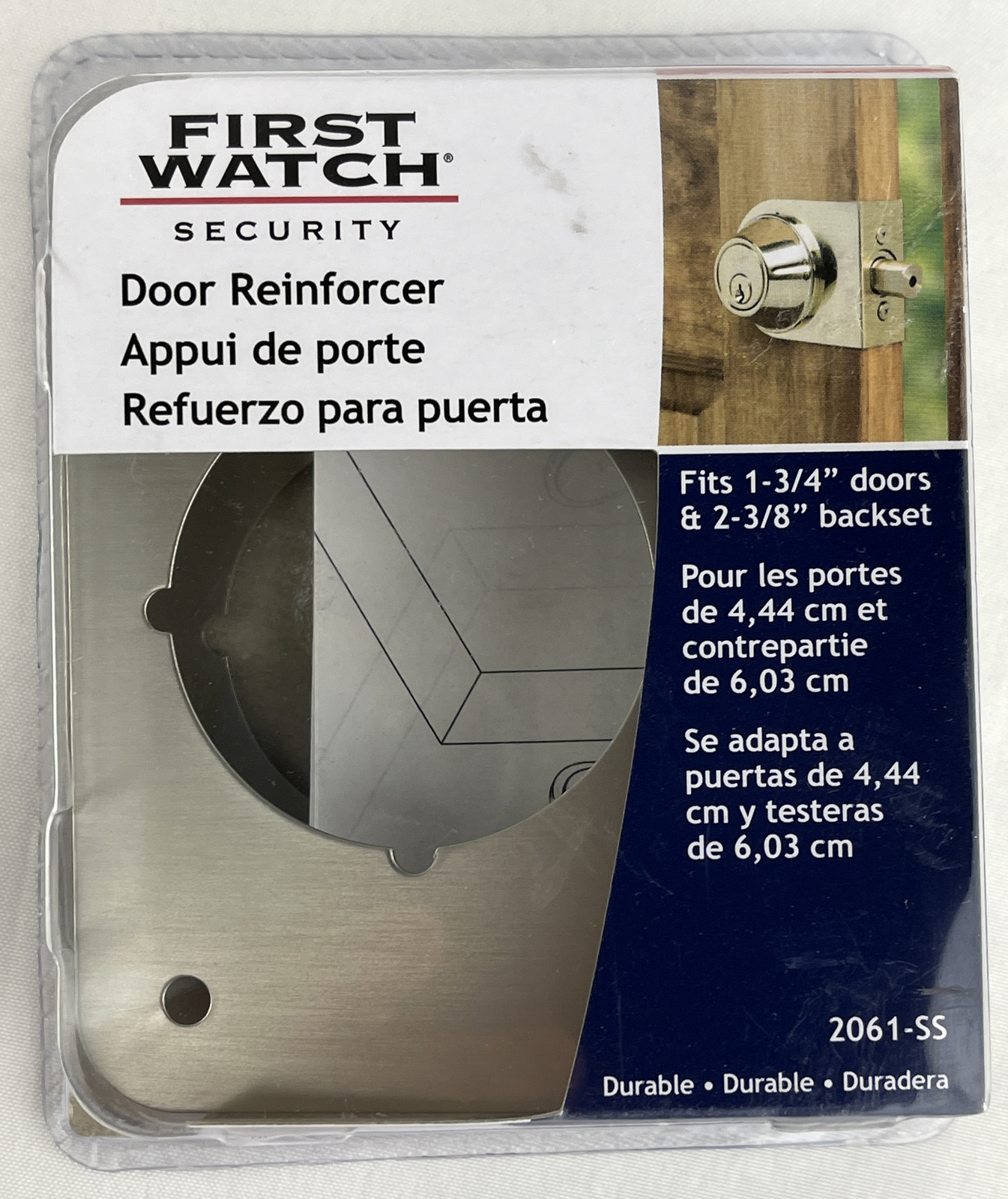 First Watch Stainless Steel Door Edge Guard Reinforcer for 1-3/4" Thick ...
