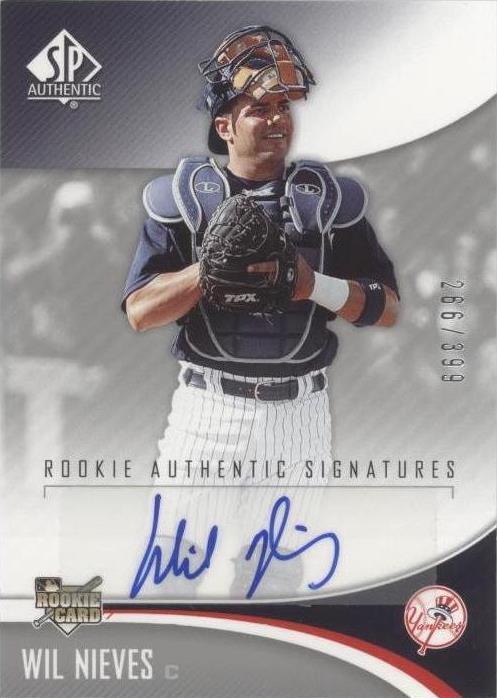 2006 SP Authentic - Rookie Authentic Signatures Wil Nieves #254 /399 ...