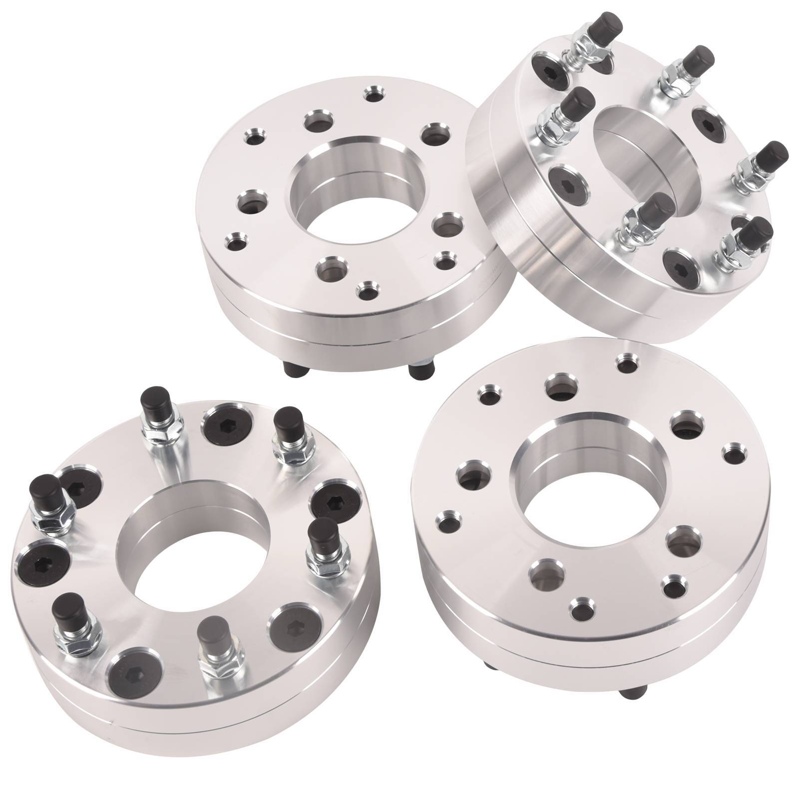 Toyota Tacoma 4Pcs 2" 5x4.5 to 6x5.5 Wheel Adapters 5 Lug to 6 Lug 12x1 ...