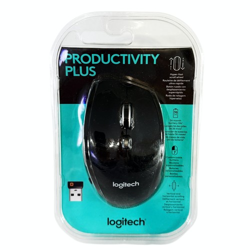 Logitech M705 Productivity Plus Wireless Optical Mouse + Unify USB ...