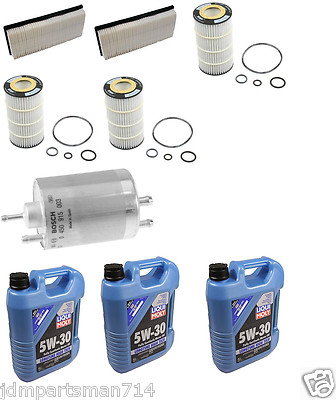 Mercedes Benz Tune Up Filter Kit >Air-Oil-Fuel Filters W/ 15-Liters ...