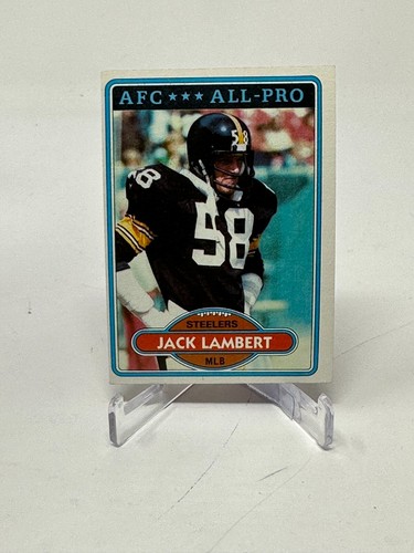 1980 Topps Football Jack Lambert All-Pro Card #280 | eBay