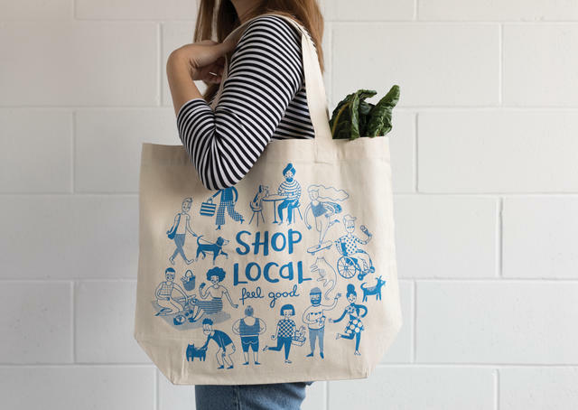 Now Designs, Shop Local Tote Bag, NWT, Free Shipping | eBay