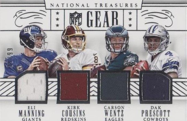 2016 Panini National Treasures - NFL Gear Quads #12 Dak Prescott ...