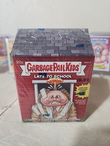 Garbage Pail Kids LATE TO SCHOOL Factory Sealed Blaster Box GPK TOPPS ...
