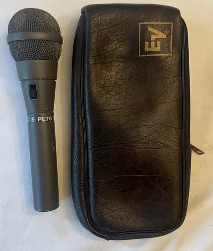Vintage Electro Voice EV PL76 Condenser Cardioid Microphone Untested W ...