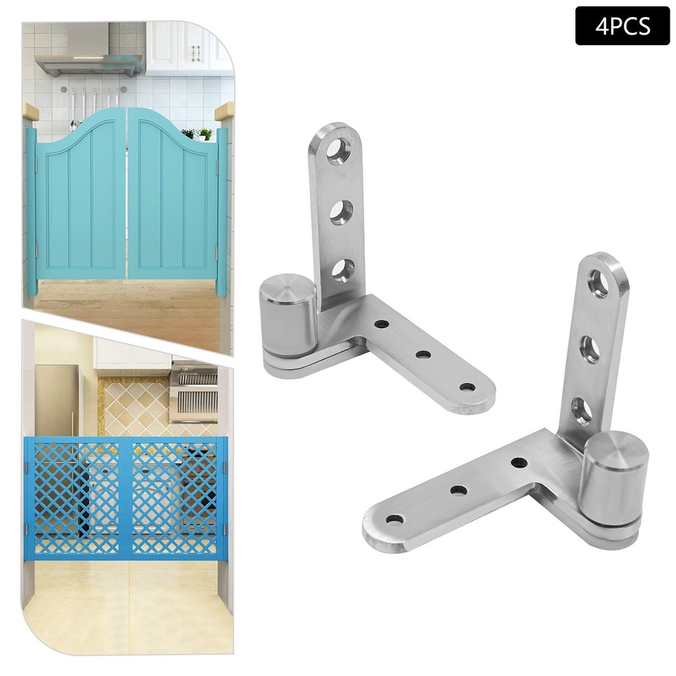 4 Pcs Pivot Door Hinges, Door Hinges, Heavy Duty Hinges 201 Stainless ...