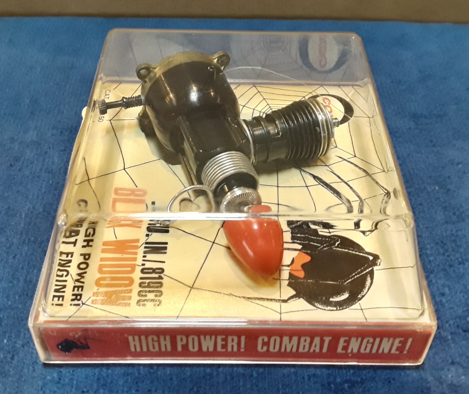 Vintage Cox Black Widow .049 #150 Model Airplane Engine in Original ...