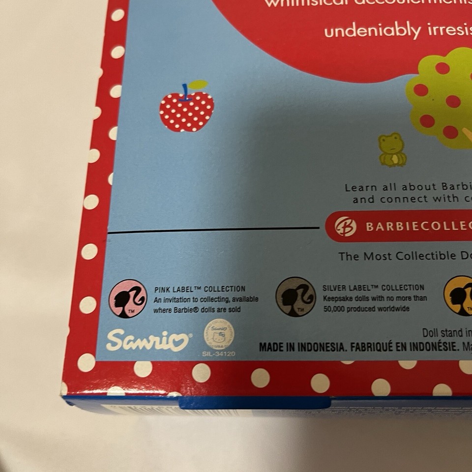 MATTEL SANRIO Barbie x Hello Kitty Collaboration Apple Tree 2008 Doll ...