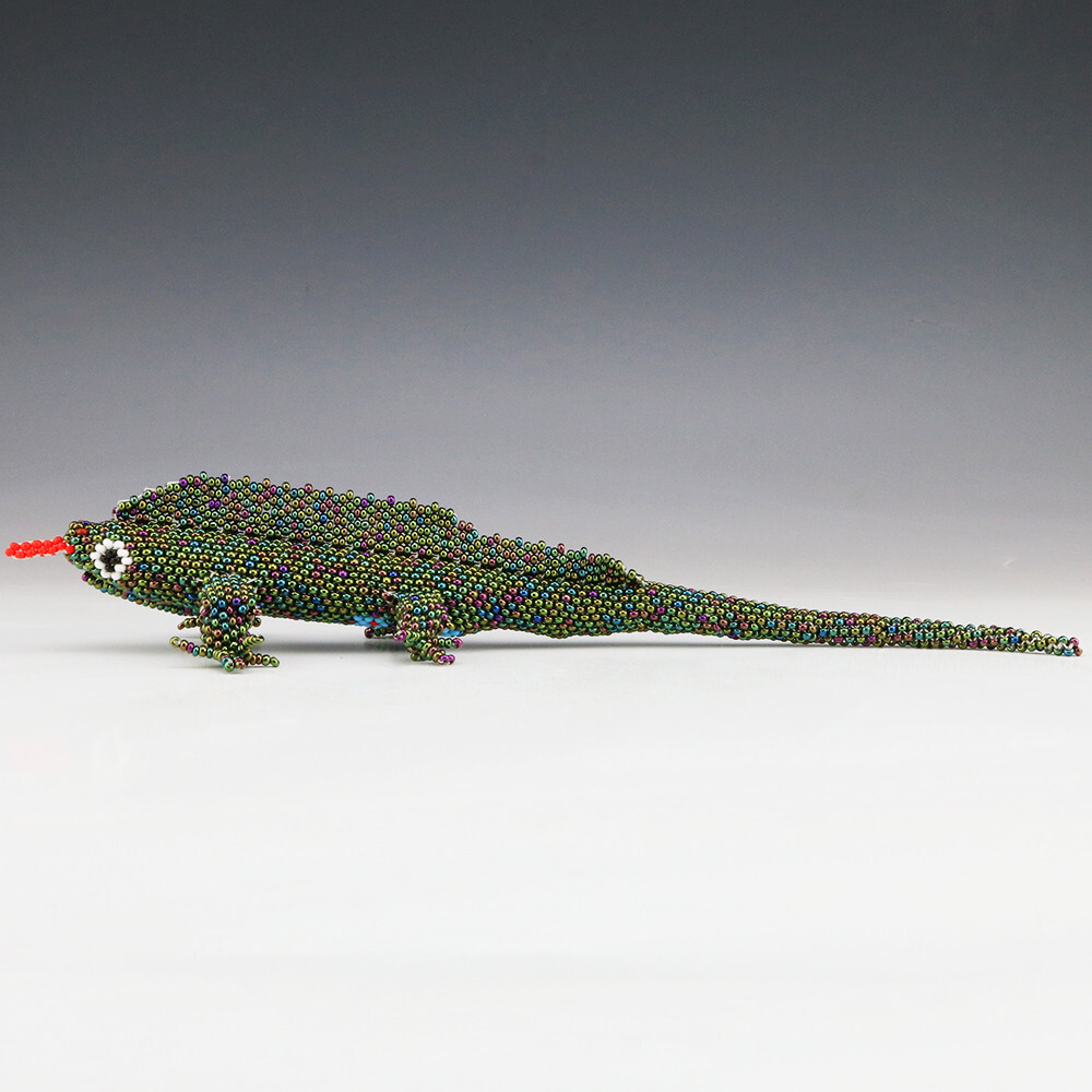 NATIVE AMERICAN ZUNI BEADED LIZARD BY TODD PONCHO ZUNI BEADWORK | eBay