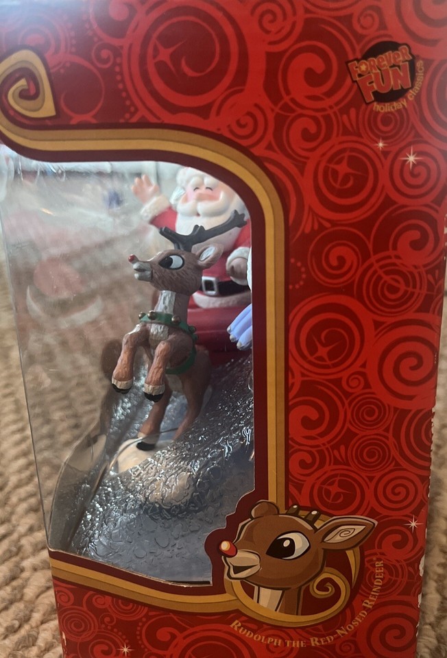 Rudolph The Red Nose Reindeer MISFIT ISLAND FIGURINE SET CHRISTMAS NIB ...