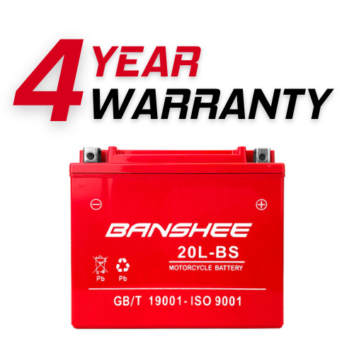 Banshee Battery YTX20L-BS For Harley Softail Dyna Sportster 65989-97A ...