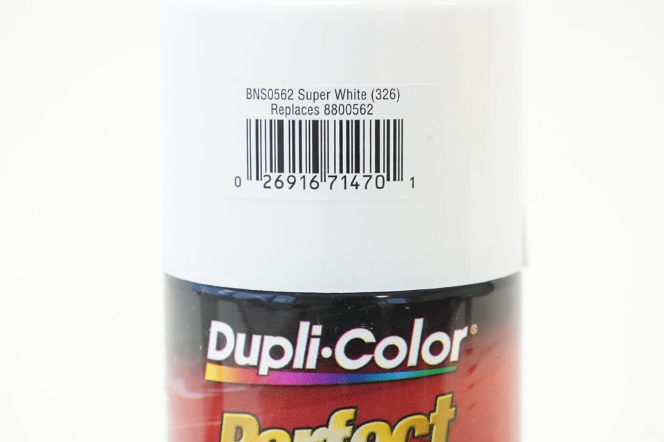 Dupli Color BNS0562 Super White Perfect Match Paint 8 oz. | eBay