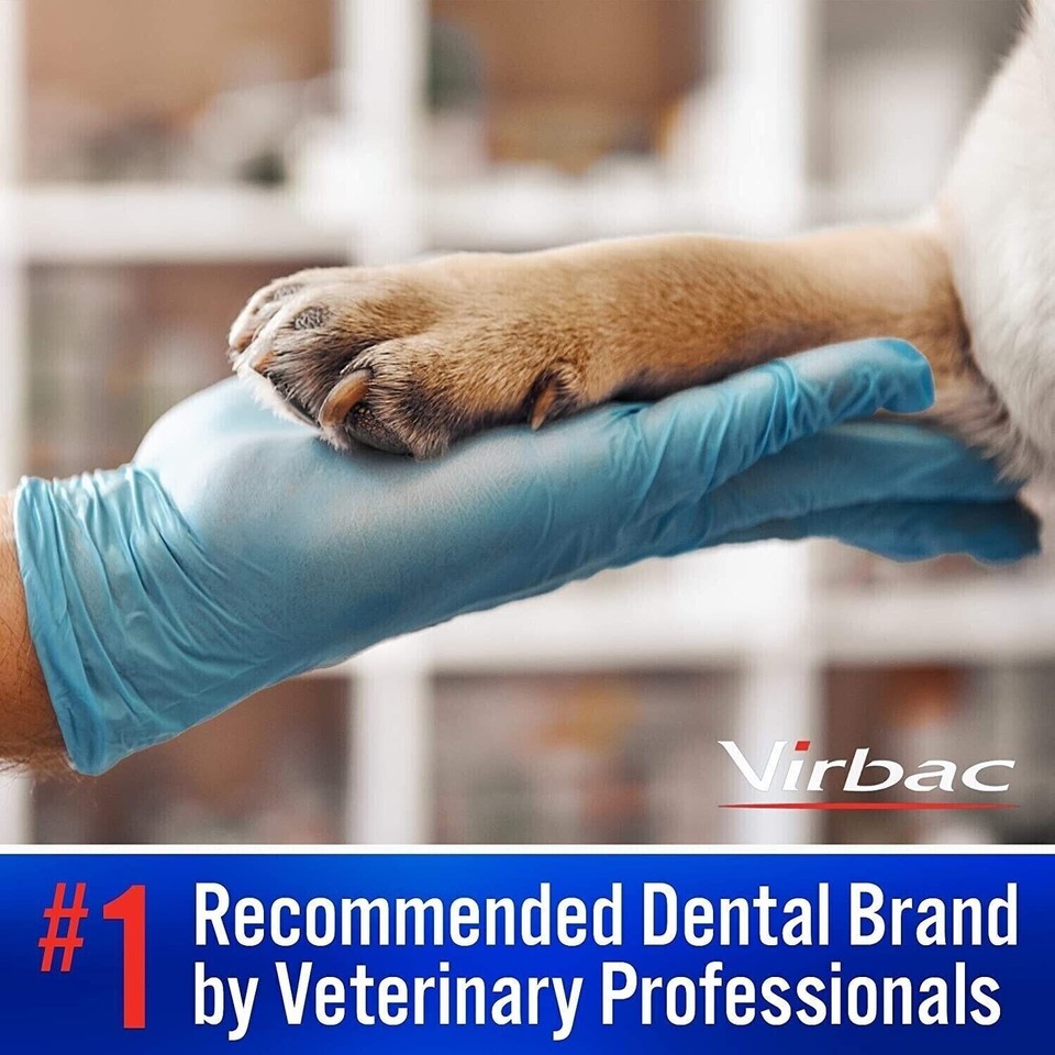 Virbac CET Dog Cat Pet Toothpaste Poultry Chicken Flavour 70g w/ FREE ...