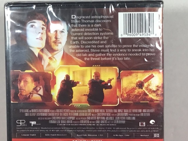 Asteroid Final Impact 2015 DVD Project Viper 2002 & Dark Breed 1996 for ...