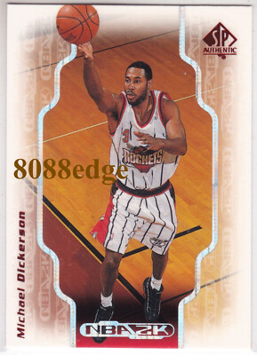 1998-99 SP AUTHENTIC NBA 2K: MICHAEL DICKERSON #2K14 ROCKETS ROOKIE RC ...