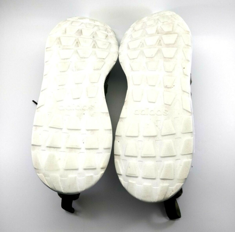 Adidas Questar Flow Men Shoes US 12 # F36254 White Khaki Green | eBay