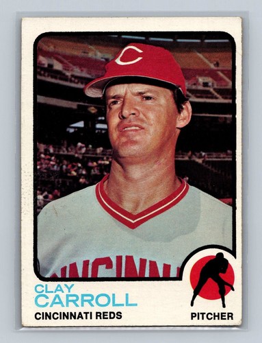 1973 Topps #195 Clay Carroll Cincinnati Reds Baseball Card | eBay