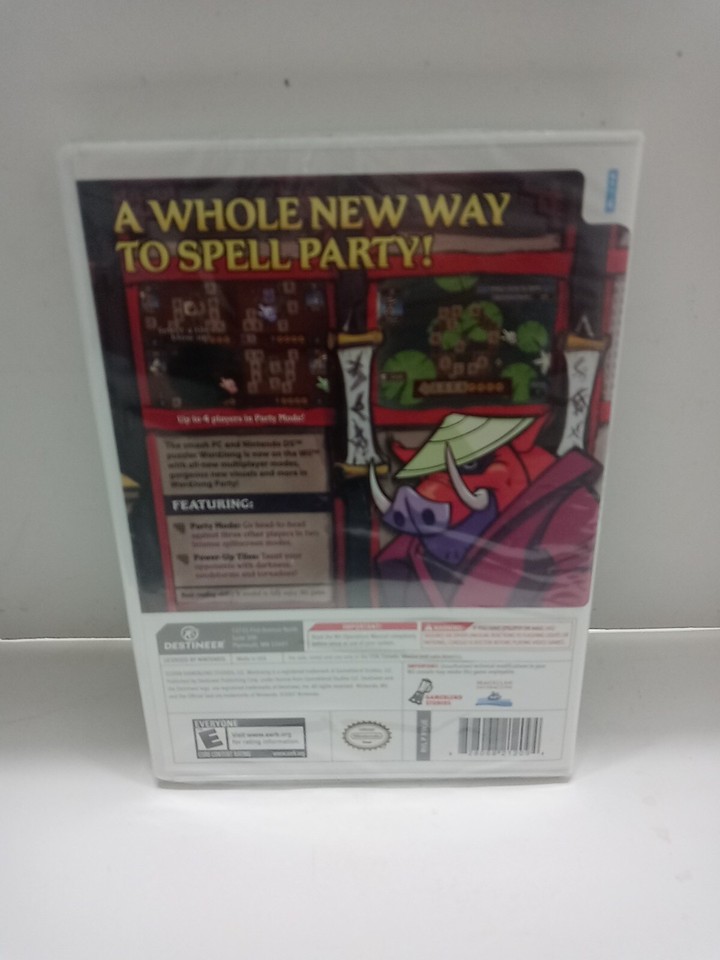 Word Jong Party for Nintendo Wii WII Strategy / Puzzle (Video Game ...