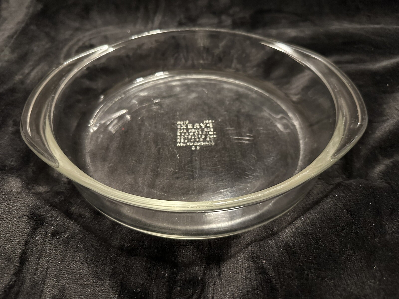 Vintage PYREX #221 21cm 8-1/2” Clear Deep Dish Pie Plate with Handles ...
