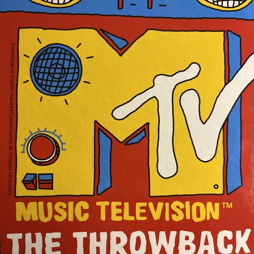 MTV The Music Throwback Party Quiz Board Game, for Adults and Teens Big ...