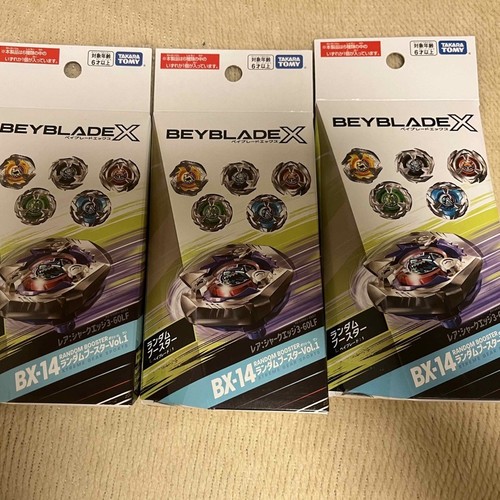 Takara Tomy Beyblade X Random Booster Bx-14-01 3 Boxes Limited Edition ...