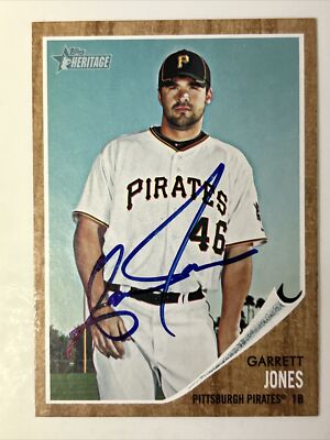 Garrett Jones Autographed 2011 Topps Heritage #160 In Person N685 | eBay