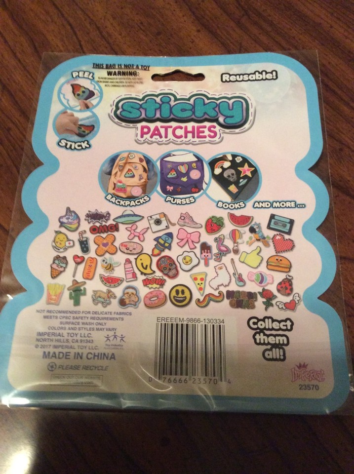 STICKY PATCHES Reusable peel & stick patch - LOVE TOUCAN SHAKE - | eBay