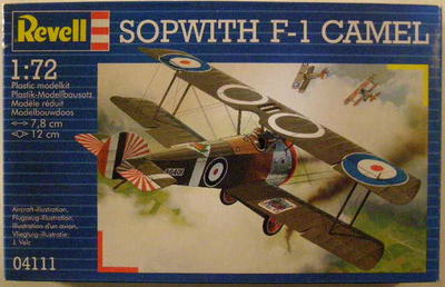U.K. Sopwith Camel F-1, WWI 1/72 Airfix model kit 0411 | eBay