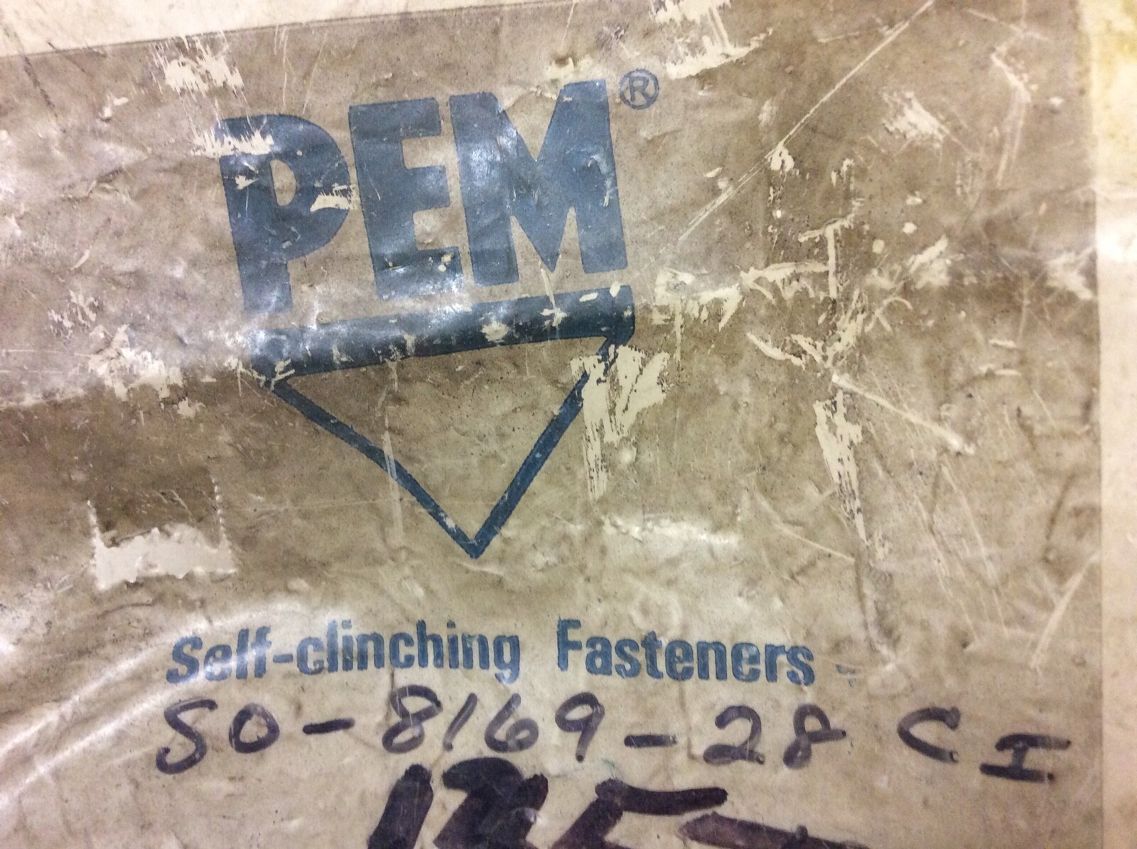 PEM SO-8169-28 Self Clinching Through Hole Standoffs, .169” ID, .875 ...