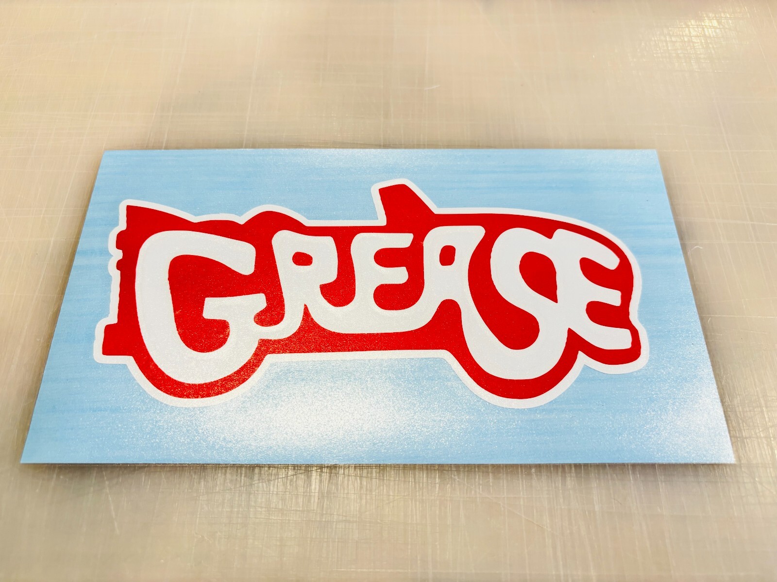 Grease Movie Logo Vinyl Decal T-Birds Pink Ladies Free Ship Sandy Rizzo ...