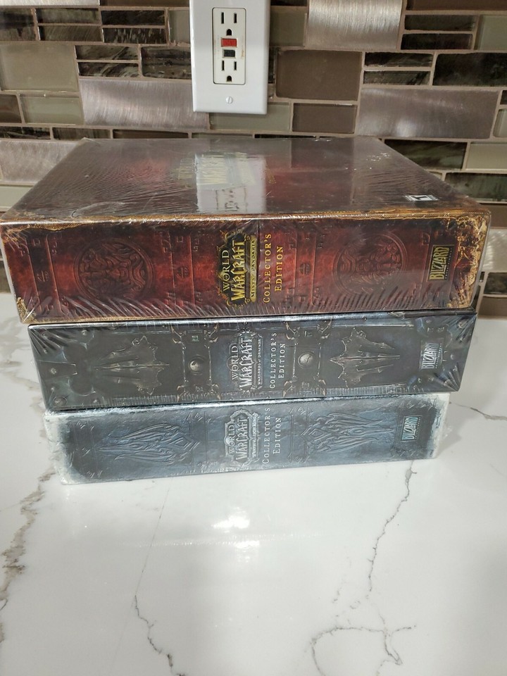 World of Warcraft Collectors Edition Lot - Lot Of 3 NEW Boxes Classic ...