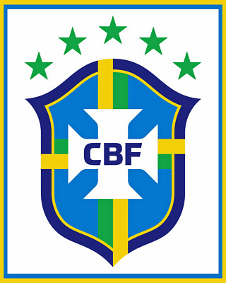 Brazil National Soccer Team Logo Wall Art Poster - 8x10 (inches) Color ...