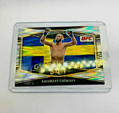 UFC 2022 "KHAMZAT CHIMAEV" #6 SILVER Flash Global Icons Select Flag ...