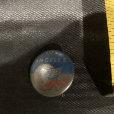 1965 Los Angeles LA Angels Crane Potato Chips Baseball Pin | eBay