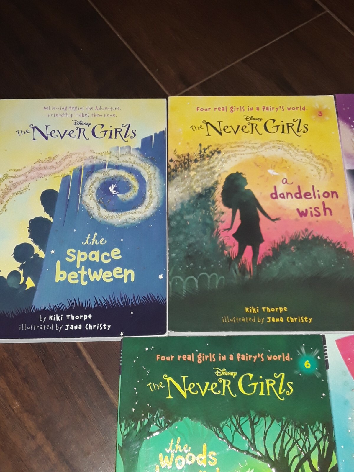 Lot of 8 Disney's The Never Girls Books 1,2,3,4,5,6,7,9 by Kiki Thorpe ...