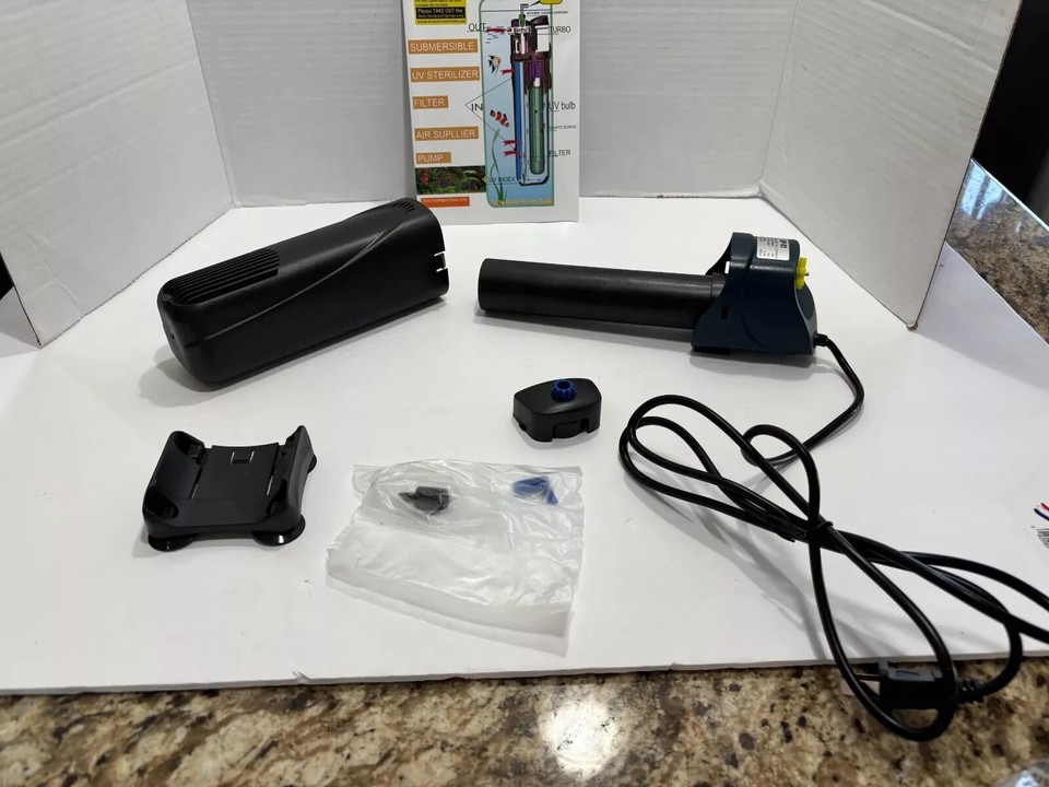 Fish Tank Filter Sun JUP-02 Aquarium Green Clean Submersible Machine ...