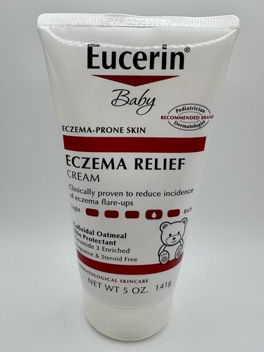 Eucerin Baby Eczema Relief Cream | 5oz | Colloidal Oatmeal Protectant ...