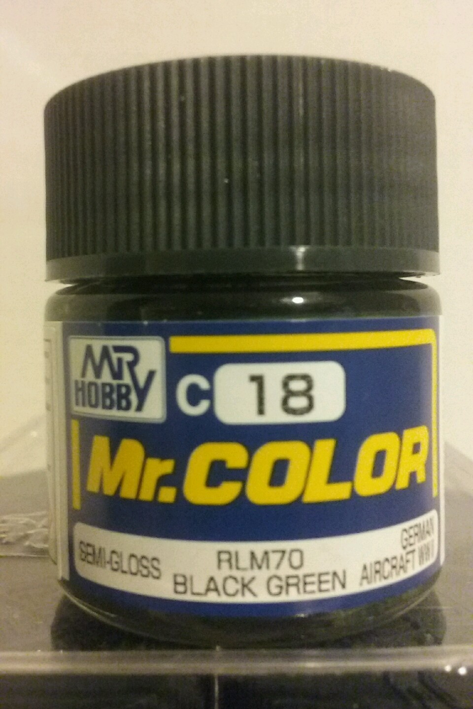 Gunze Sangyo "Mr Color" acrylic paint C-18 RLM 70 Black Green 10ml | eBay