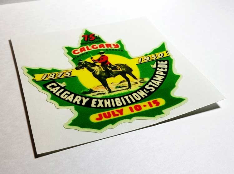 Calgary Exhibition & Stampede Canada Vintage Style Travel Decal / Vinyl ...