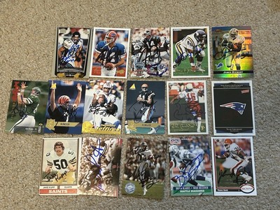 LOT OF 16 AUTOGRAPHED/ SIGNED FOOTBALL CARDS AUTHENTIC | eBay