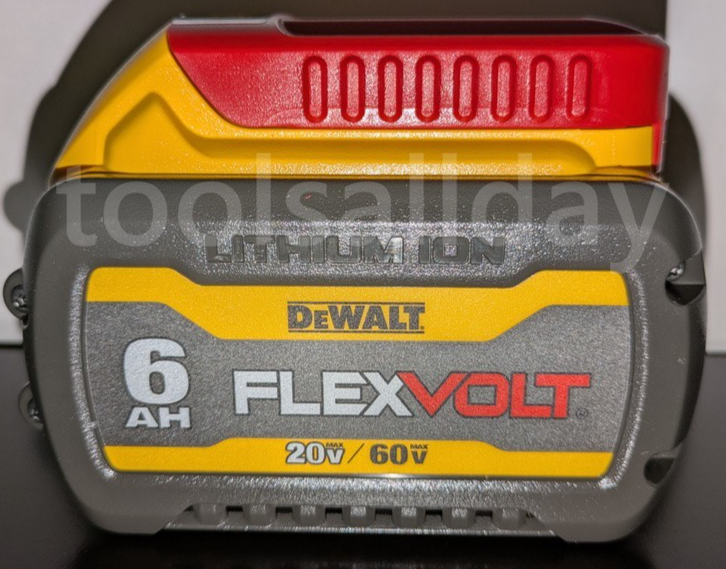 Genuine DEWALT DCB606 6Ah 20V/60V MAX FLEXVOLT Lithium-ion Battery 6 ...