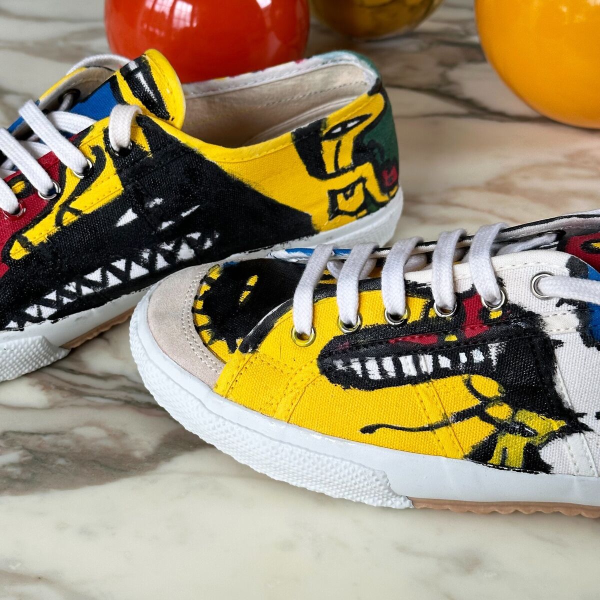 COMME des GARCONS HOMME PLUS Sneakers Hand-Painted COMME des GARCONS HOMME PLUS Sneakers Hand-Painted